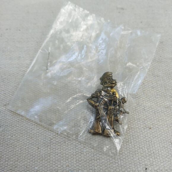 Popeye | Accessories | Popeye The Sailor Golden Butterfly Clasp Lapel ...